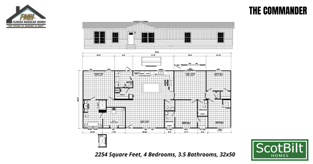 The Commander - Florida Modular Homes